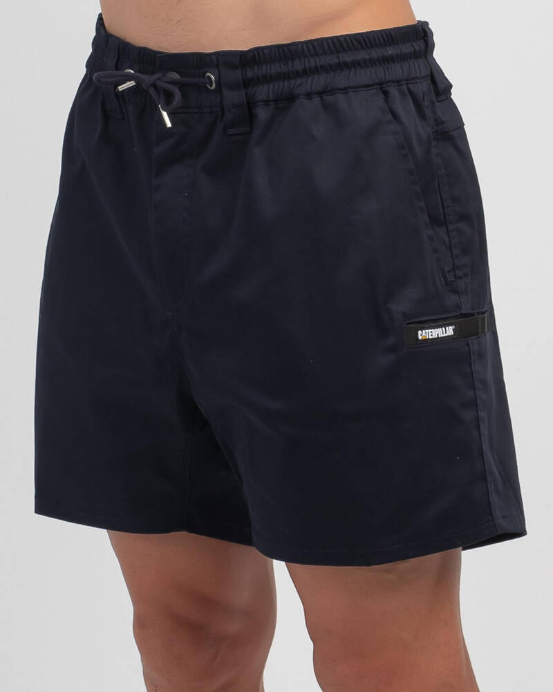 Shop Cat Short Haul Shorts In Navy - Fast Shipping & Easy Returns ...