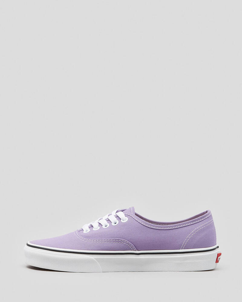 Shop Vans Womens Authentic Shoes In Chalk Violet/true White - Fast ...