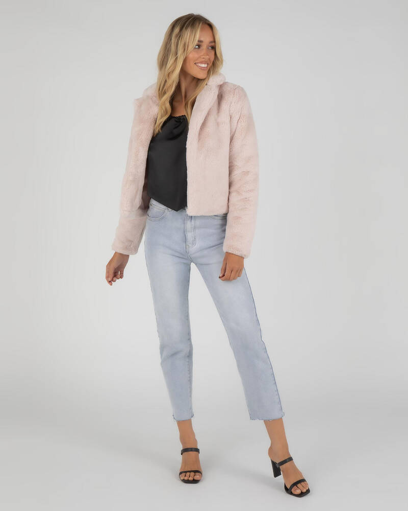 Shop Ava And Ever After Party Jacket In Blush - Fast Shipping & Easy ...
