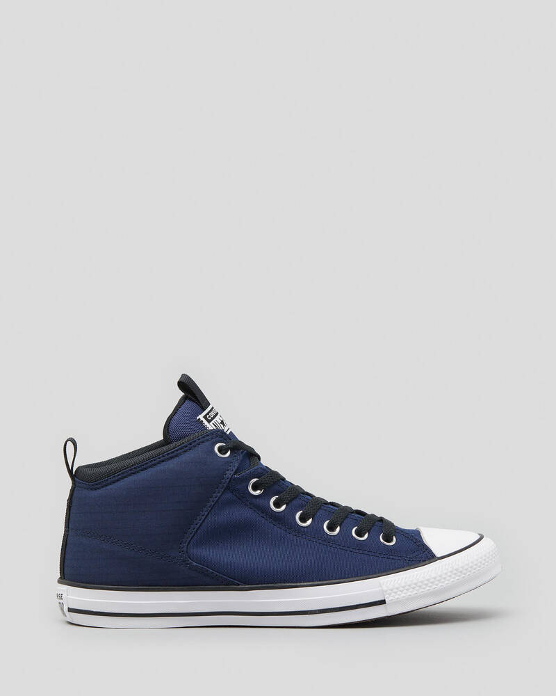 Shop Converse Chuck Taylor All Star Street Mid Shoes In Obsidian ...