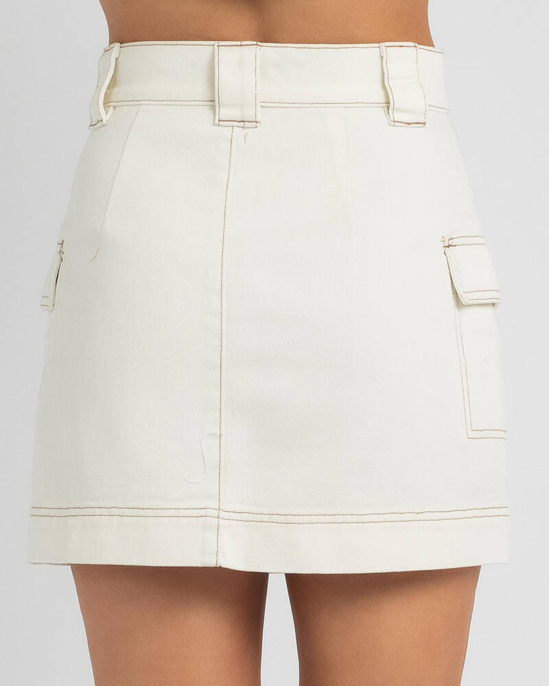 Shop Used Combat Skirt In White - Fast Shipping & Easy Returns - City ...
