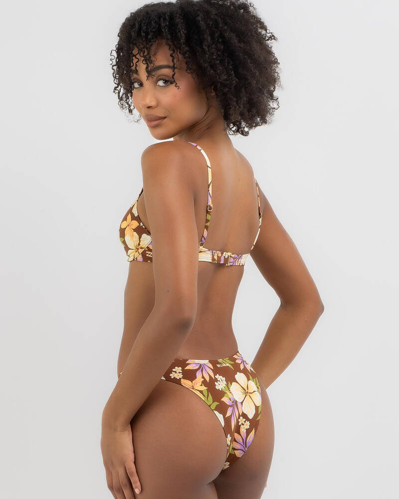 Shop Billabong Jungle Bliss Hike Bikini Bottom In Toasted Coconut - Fast Shipping & Easy Returns ...