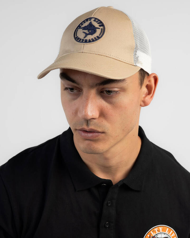 Salty Life Deep Water Trucker Cap In Sand - FREE* Shipping & Easy ...