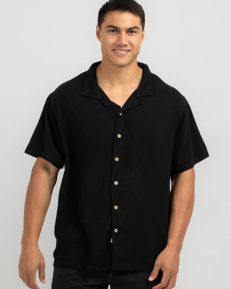 Shop The Critical Slide Society Ernie Resort Shirt In Black - Fast ...