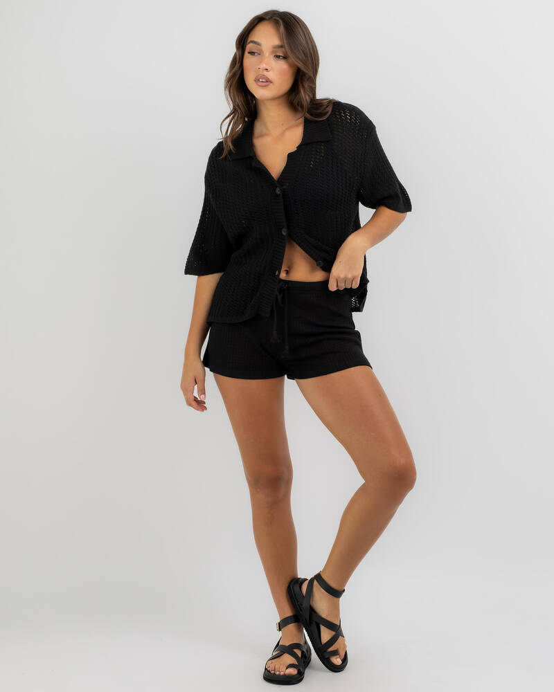 Shop Mooloola Charlie Shorts In Black - Fast Shipping & Easy Returns ...