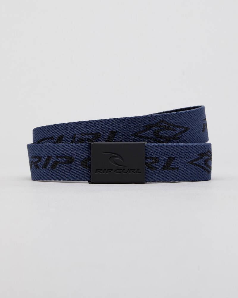 Shop Rip Curl Snap Revo Web Belt In Navy - Fast Shipping & Easy Returns ...