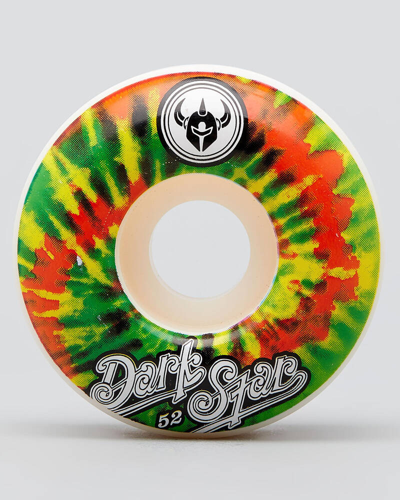 Shop Darkstar Insignia 52mm Skateboard Wheels In Rasta - Fast Shipping ...