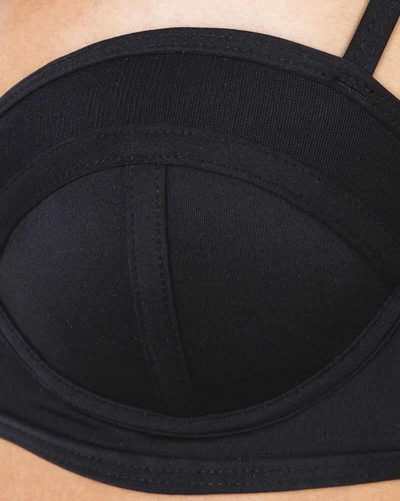 Shop Kaiami Mimi Mesh Bikini Top In Black - Fast Shipping & Easy ...