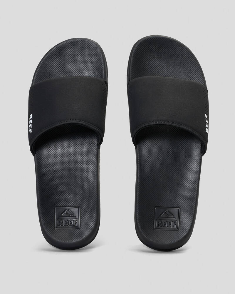 Reef One Slides In Black - Fast Shipping & Easy Returns - City Beach ...