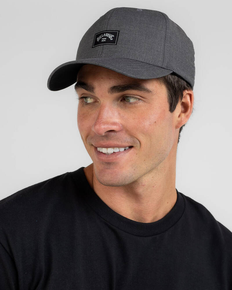 Shop Billabong ADIV Flexfit 110 Cap In Grey Heather - Fast Shipping ...