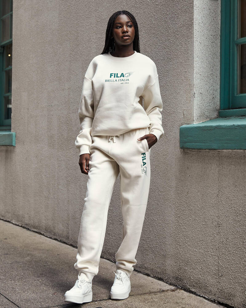 Shop Fila City Sport BF Sweatshirt In Eggnog - Fast Shipping & Easy ...