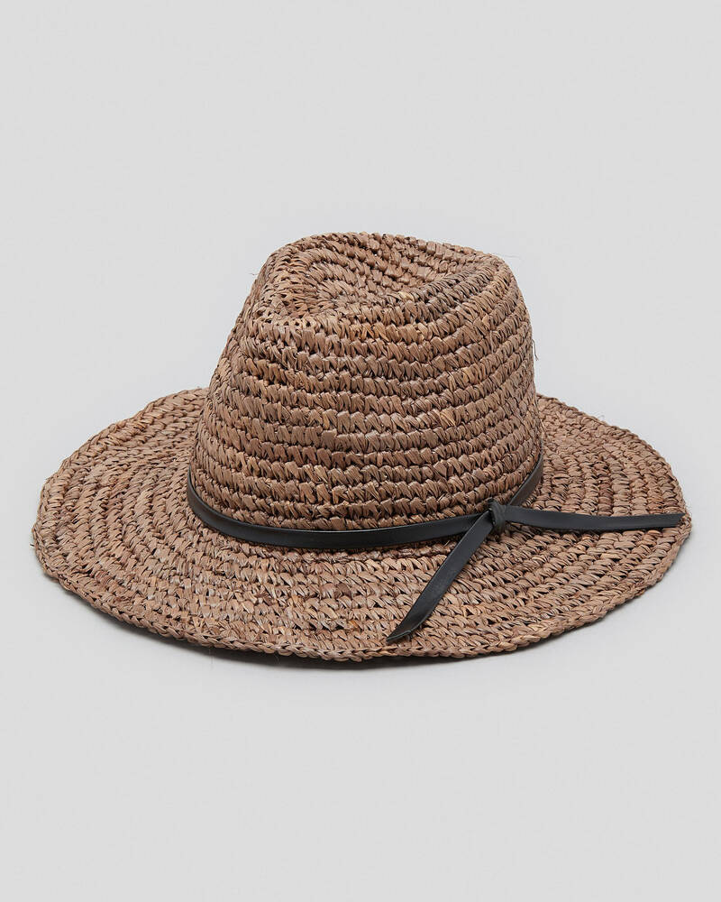 Shop Mooloola Madeira Panama Hat In Chocolate - Fast Shipping & Easy ...