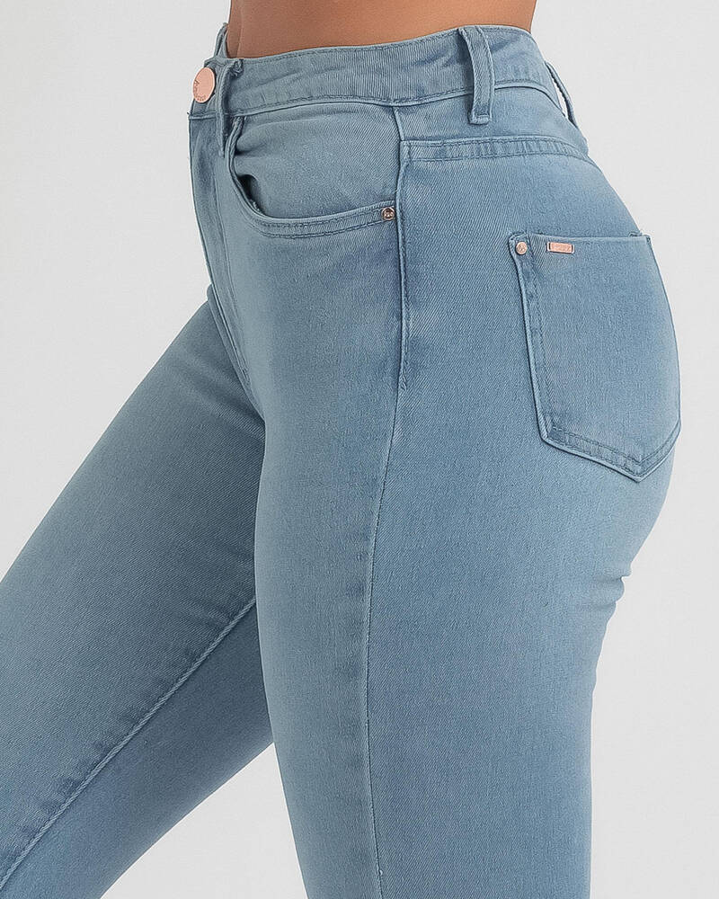 Shop Ava And Ever Chicago Jeans In Mid Blue - Fast Shipping & Easy ...