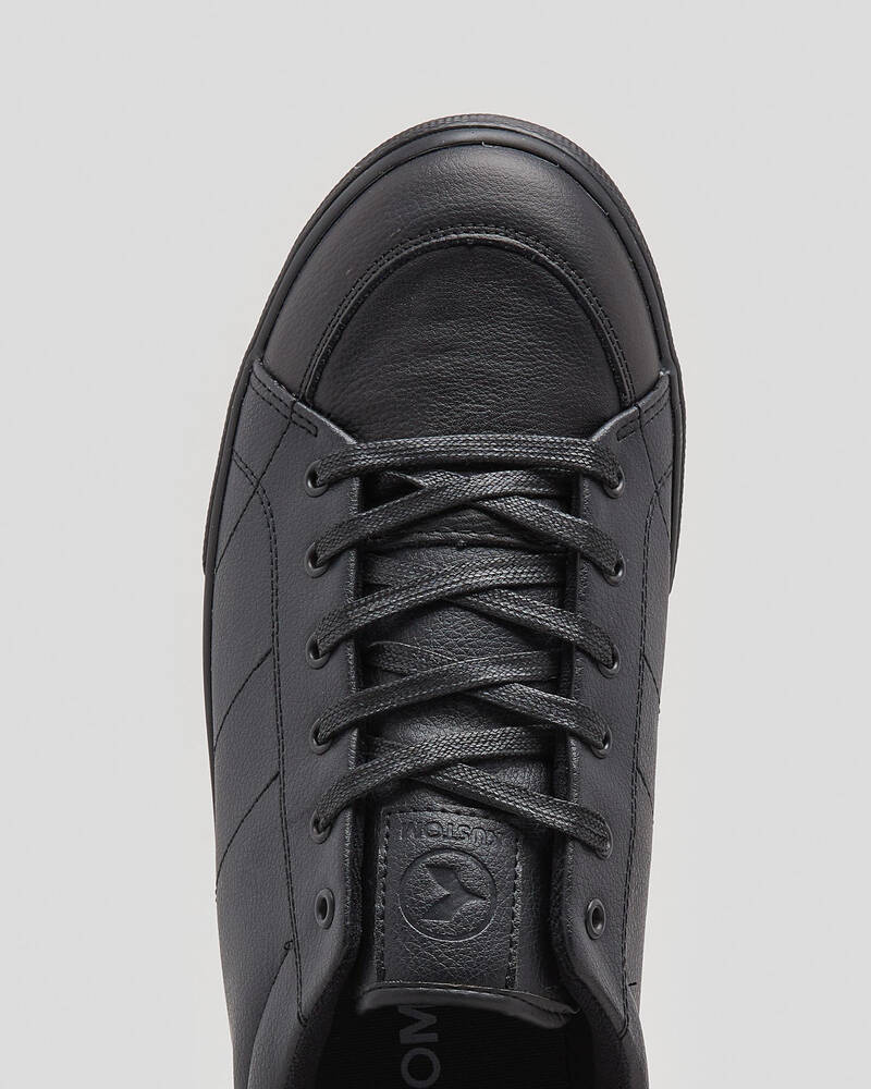 Shop Kustom Kramer BTS Shoes In Blk Leather - Fast Shipping & Easy ...