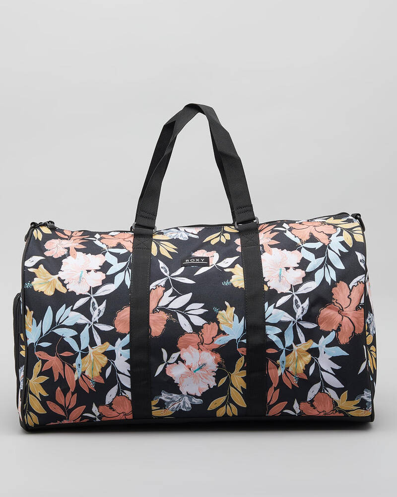 Shop Roxy Pumpkin Spice Travel Bag In Anthracite Island Vibes - Fast ...