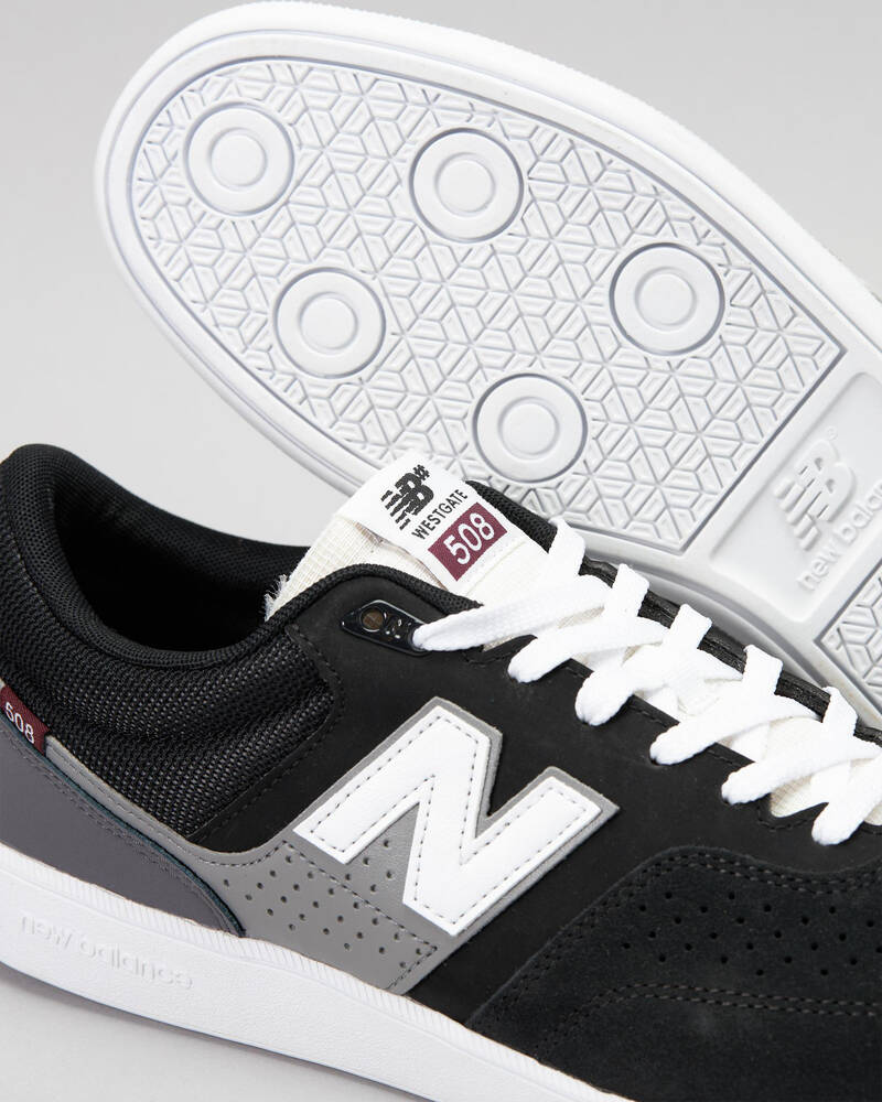 Shop New Balance Nb 508 Shoes In Black/white - Fast Shipping & Easy ...