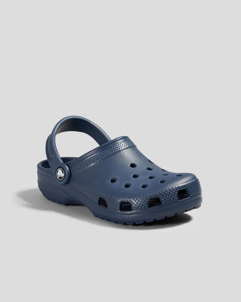 Shop Crocs Kids' Classic Clogs In Navy - Fast Shipping & Easy Returns ...