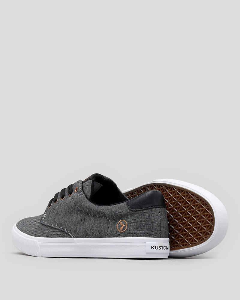 Shop Kustom Profile Shoes In Grey Chambray - Fast Shipping & Easy ...