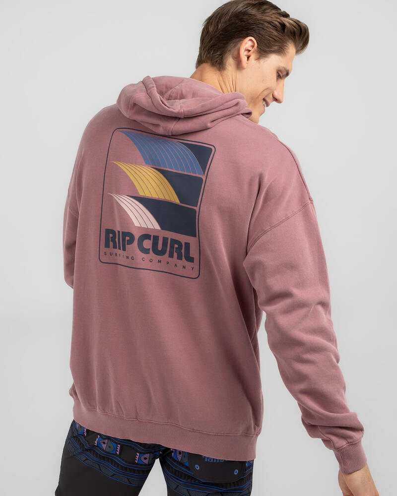 Shop Rip Curl Surf Revival Hoodie In Mauve - Fast Shipping & Easy ...