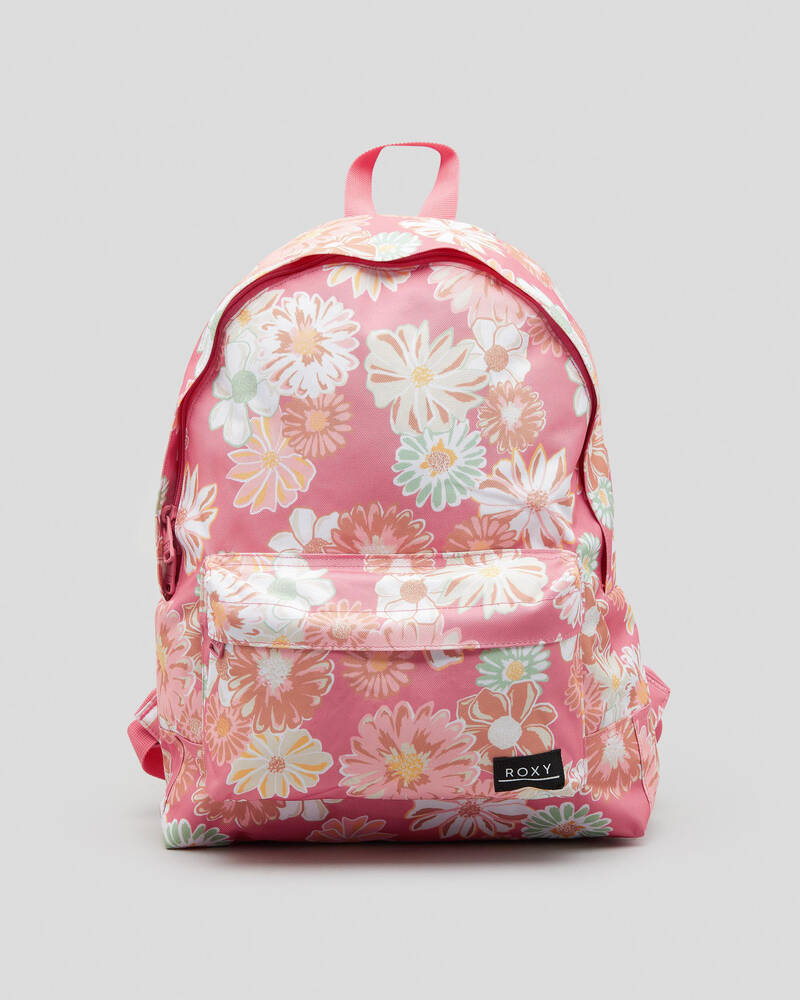 Shop Roxy Sugar Baby Backpack In Tea Rose Boogie Chillen Girl S - Fast ...