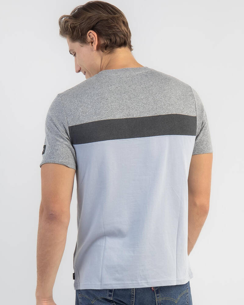 Shop Rip Curl Undertow Panel T-Shirt In Grey Marle/ Black Marle - Fast ...
