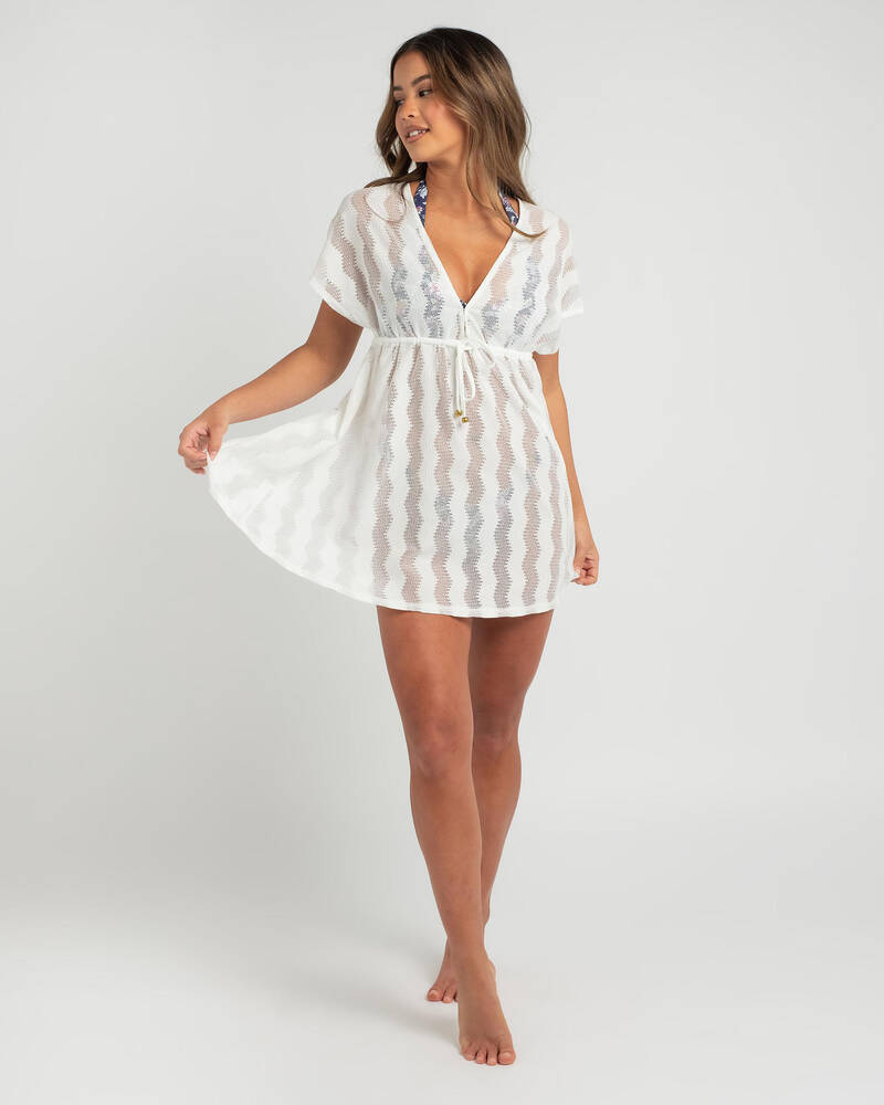 Shop Kaiami Memphis Beach Cover In White - Fast Shipping & Easy Returns ...