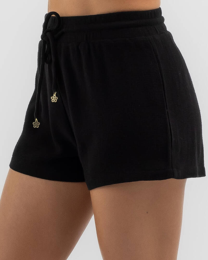 Shop Ava And Ever Laguna Shorts In Black - Fast Shipping & Easy Returns ...
