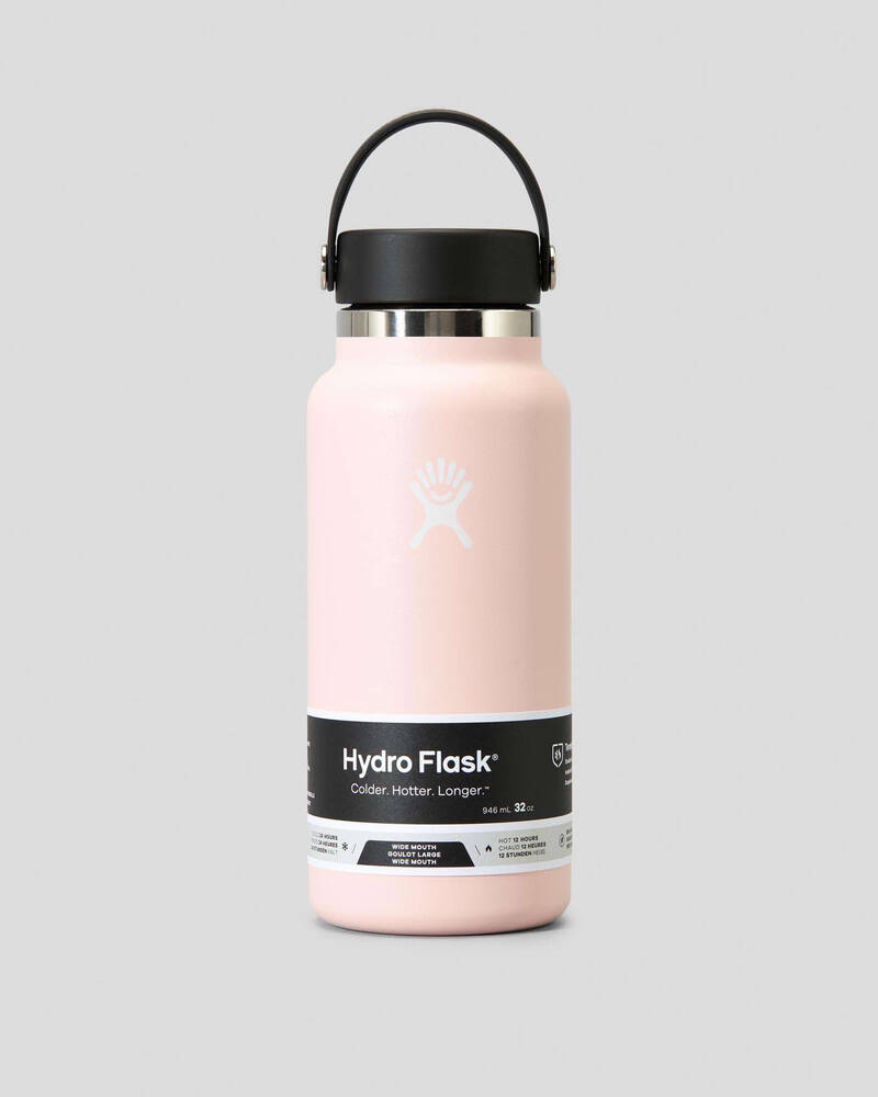 Shop Hydro Flask 32oz Wide Mouth Drink Bottle In Trillium - Fast ...