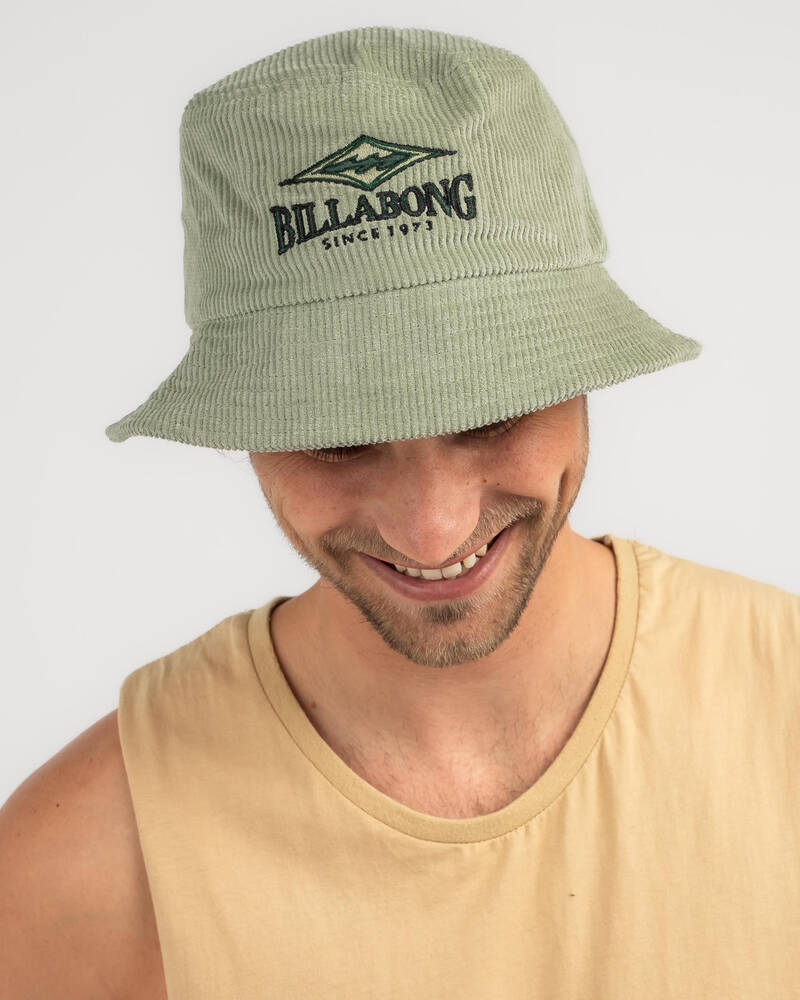 Shop Billabong Bong Days Bucket Hat In Light Sage - Fast Shipping ...