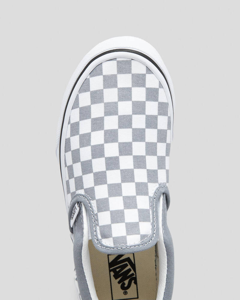 Shop Vans Junior Boys' Classic Slip-On Shoes In Color Theory ...