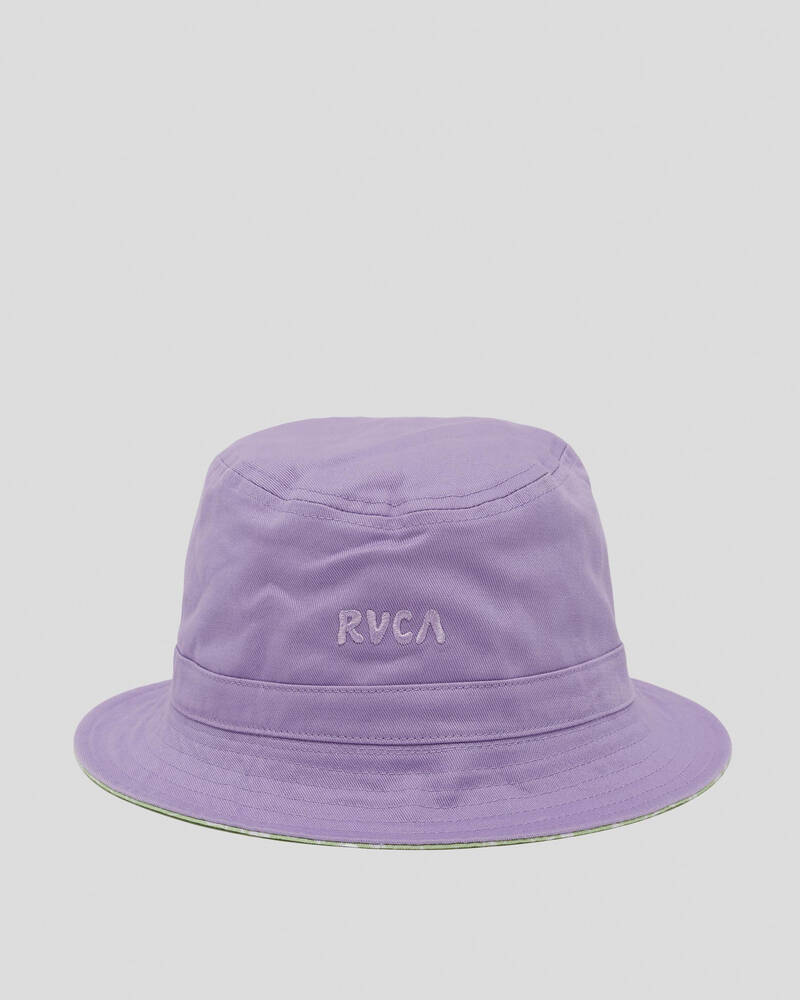 Shop RVCA Prairie Revo Bucket Hat In Lavender - Fast Shipping & Easy ...