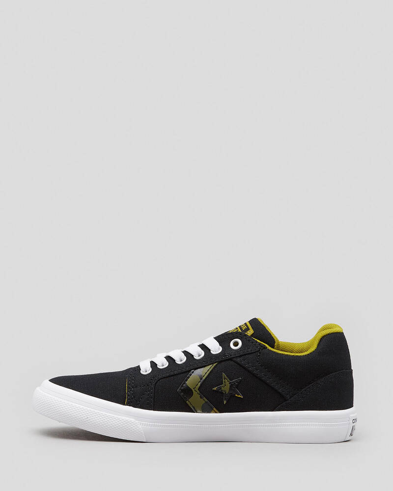 Shop Converse Boys' El Distrito 2.0 Shoes In Black/moss/white - Fast ...