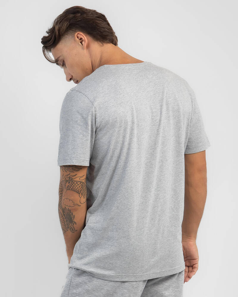 Shop Russell Athletic Originals Bar Logo T-Shirt In Grey Marle - Fast ...