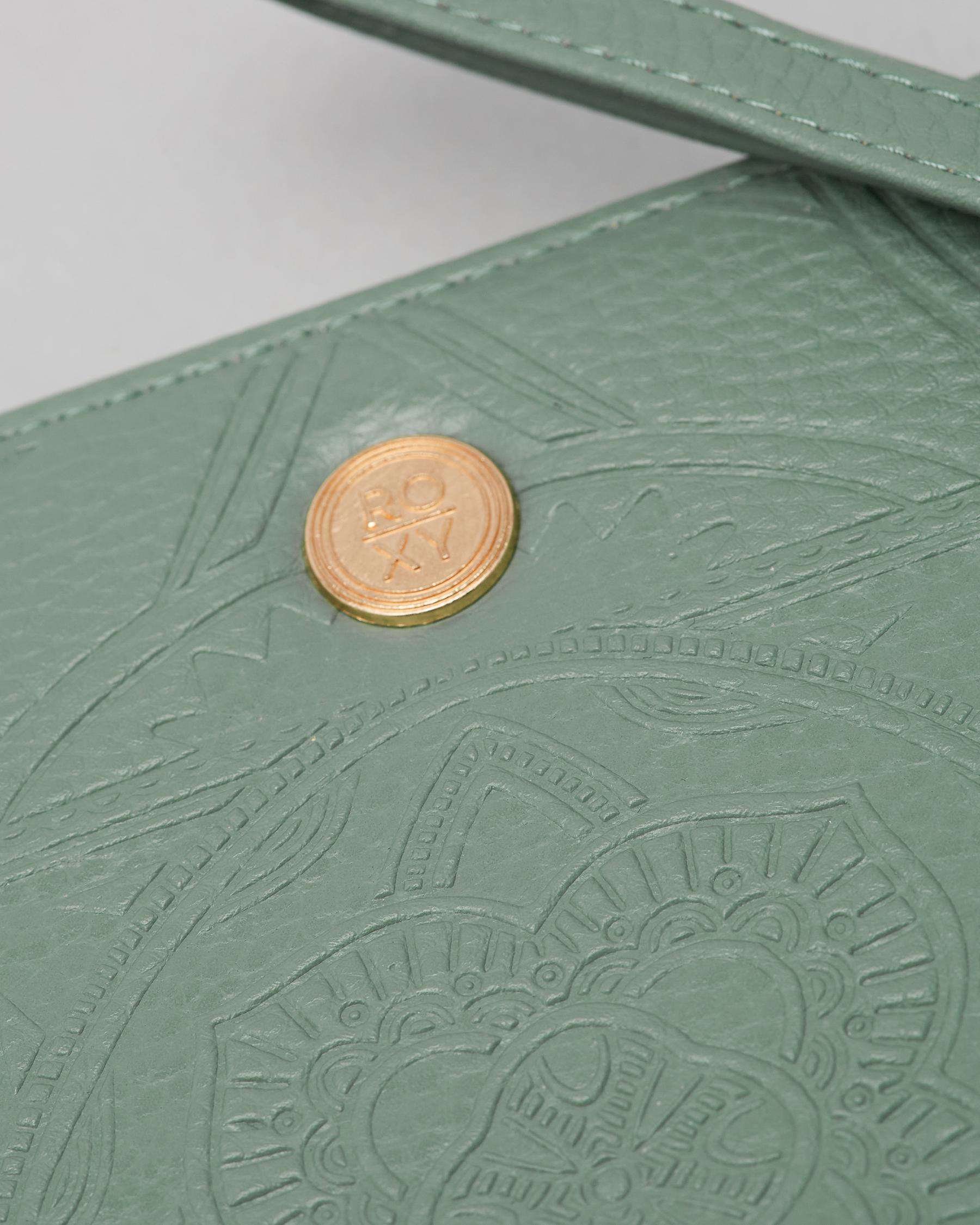 Shop Roxy Magic Happens Travel Wallet In Sea Spray - Fast Shipping ...