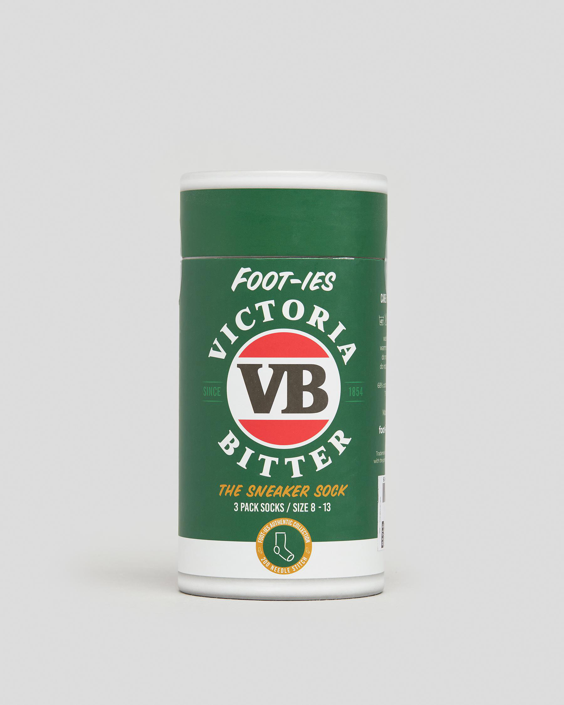 Shop FOOT-IES VB Sneaker Socks 3 Pack Gift Can In Multi - Fast Shipping ...