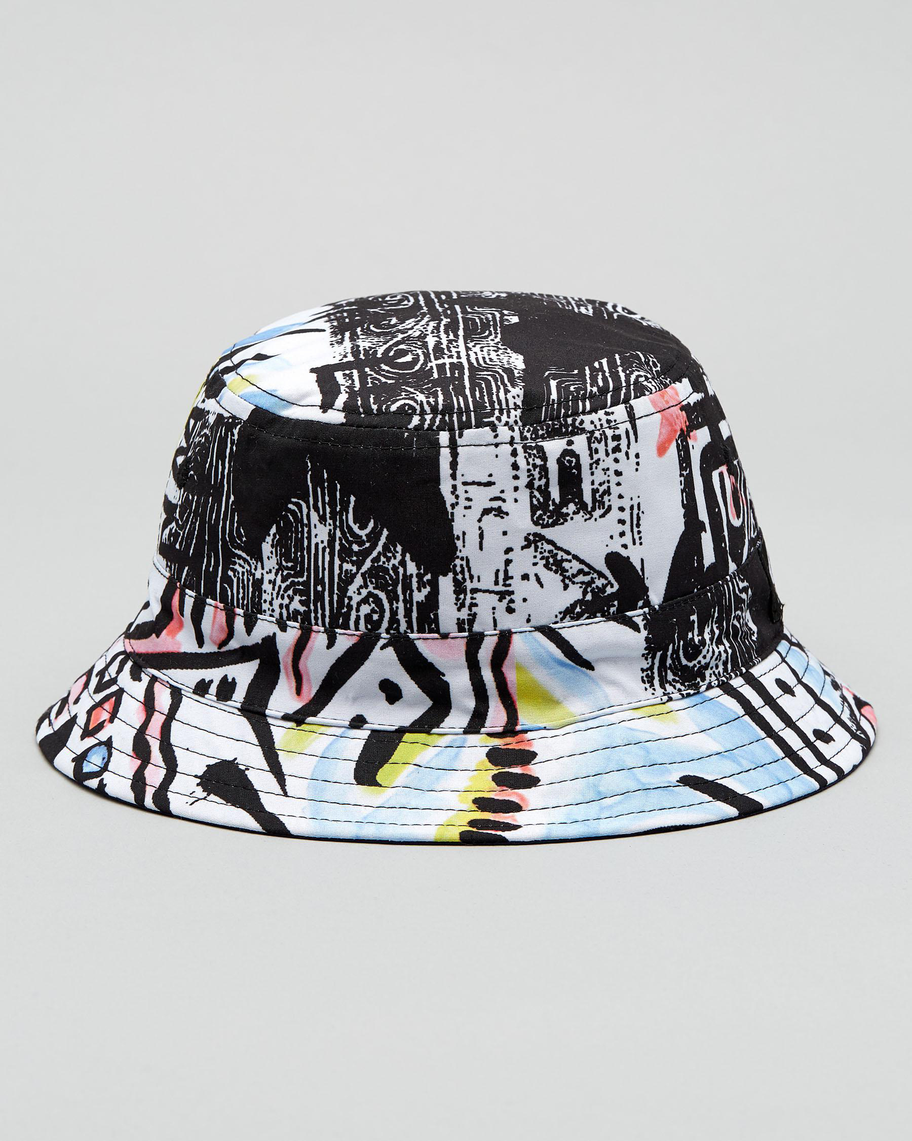 Shop Quiksilver Boys' Rust Buster Bucket Hat In Moonlit Ocean - Fast ...