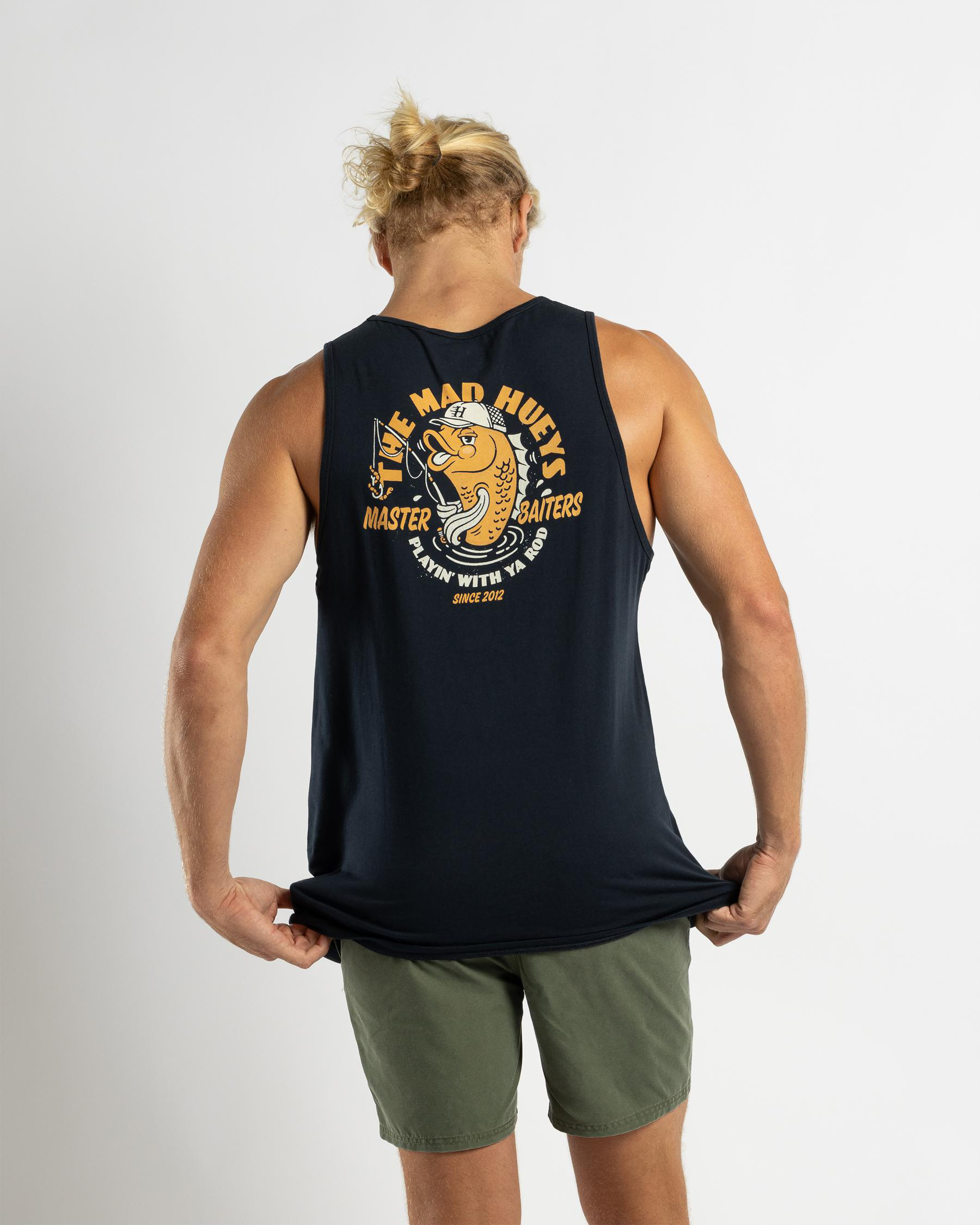 Shop The Mad Hueys Master Baiters Singlet In Navy - Fast Shipping & Easy Returns - City Beach ...