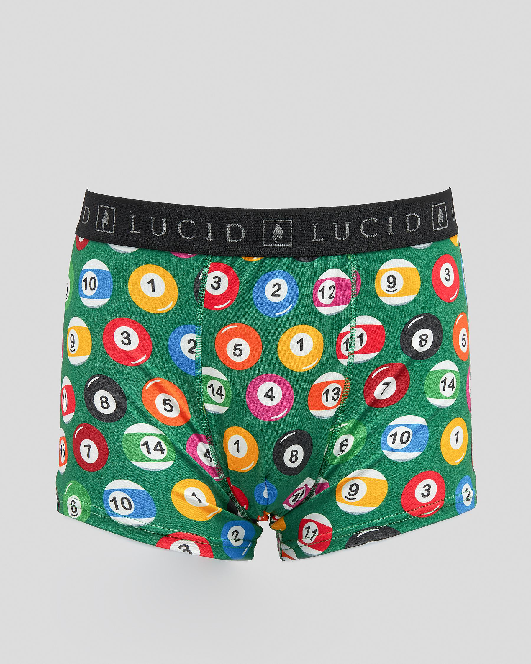Shop Lucid 8 Ball Boxers In Green - Fast Shipping & Easy Returns - City ...
