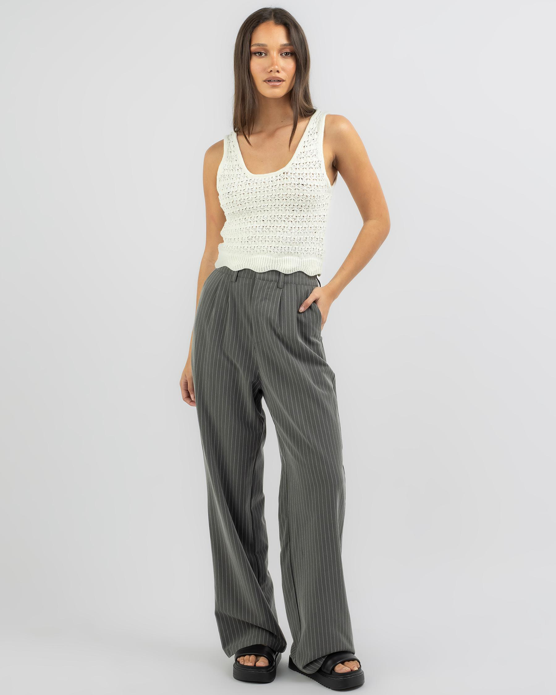 Thanne Eclipse Crochet Top In White - FREE* Shipping & Easy Returns ...