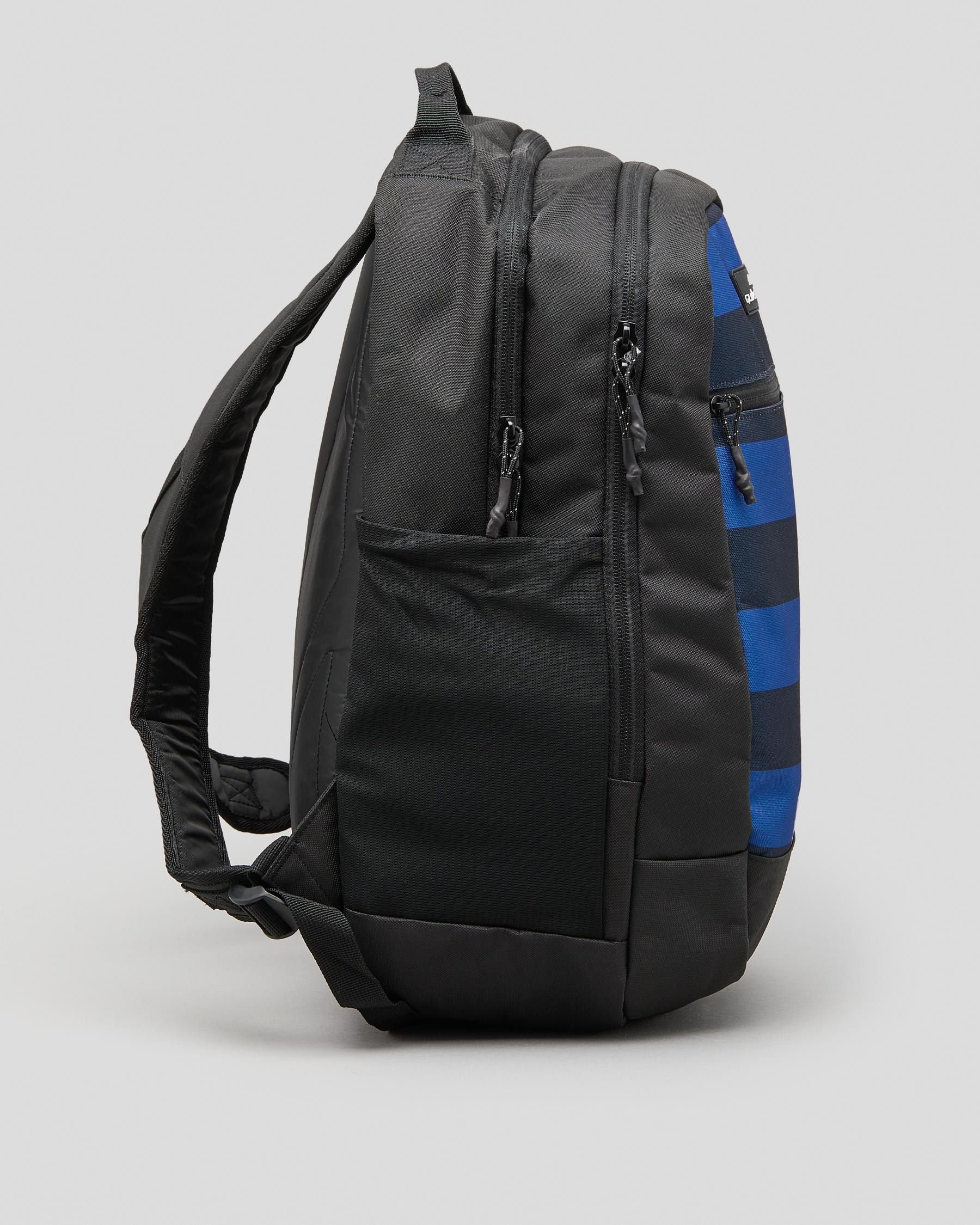 Shop Quiksilver Schoolie Backpack In Classic Blue - Fast Shipping ...