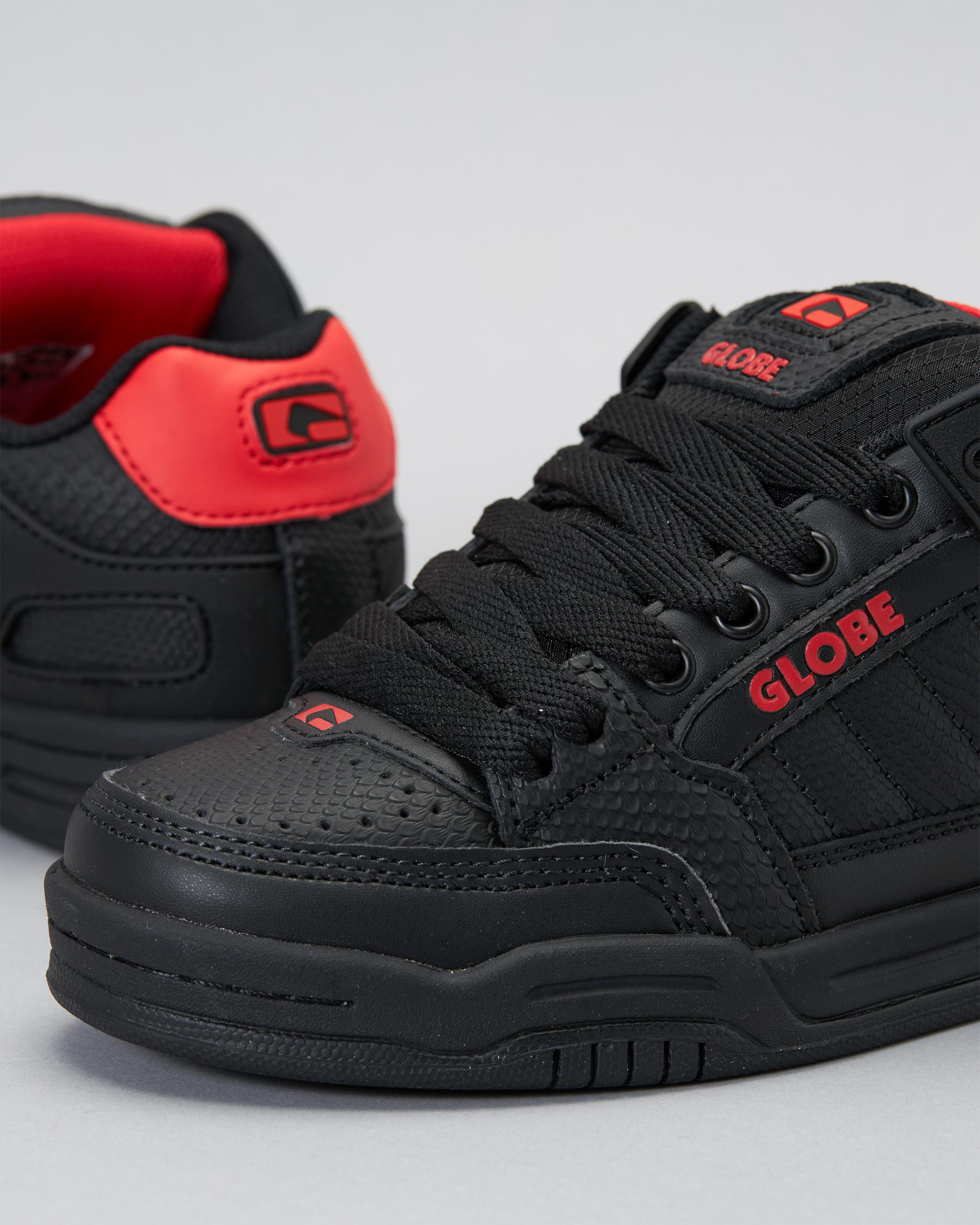 Shop Globe Boys' Tilt Shoes In Black/snake - Fast Shipping & Easy ...