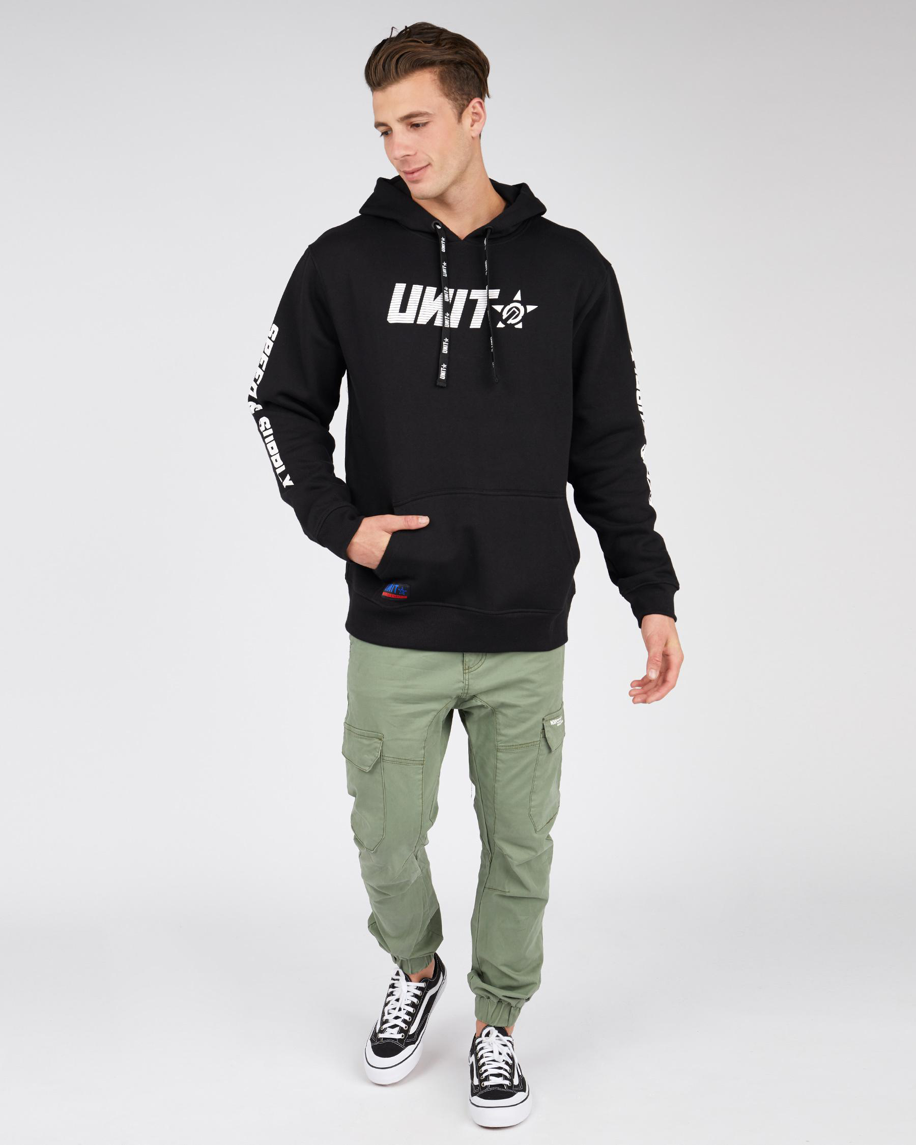 Shop Unit Fast Track Hoodie In Black - Fast Shipping & Easy Returns ...