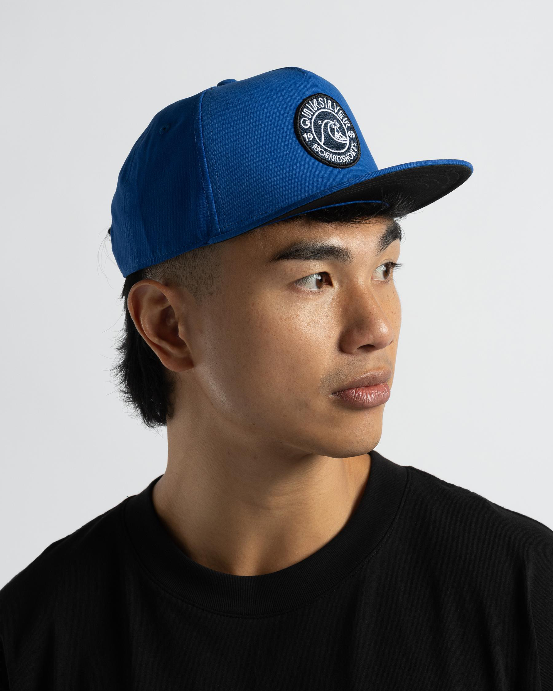 Shop Quiksilver QSB Youth Snapback In Monaco Blue - Fast Shipping ...