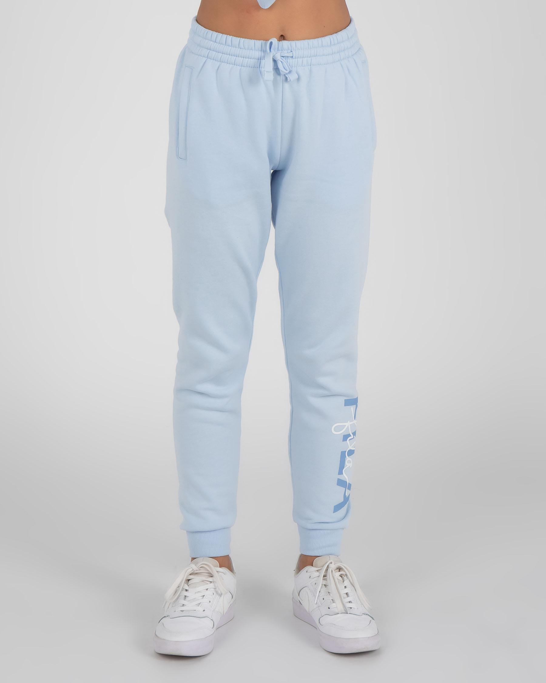 Shop Fila Girls' Candy Track Pants In Powder Blue - Fast Shipping ...