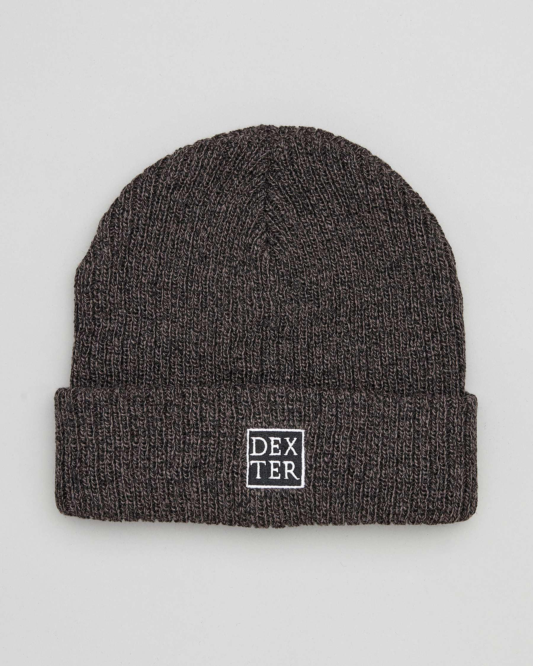 Shop Dexter Precinct Beanie In Black - Fast Shipping & Easy Returns ...