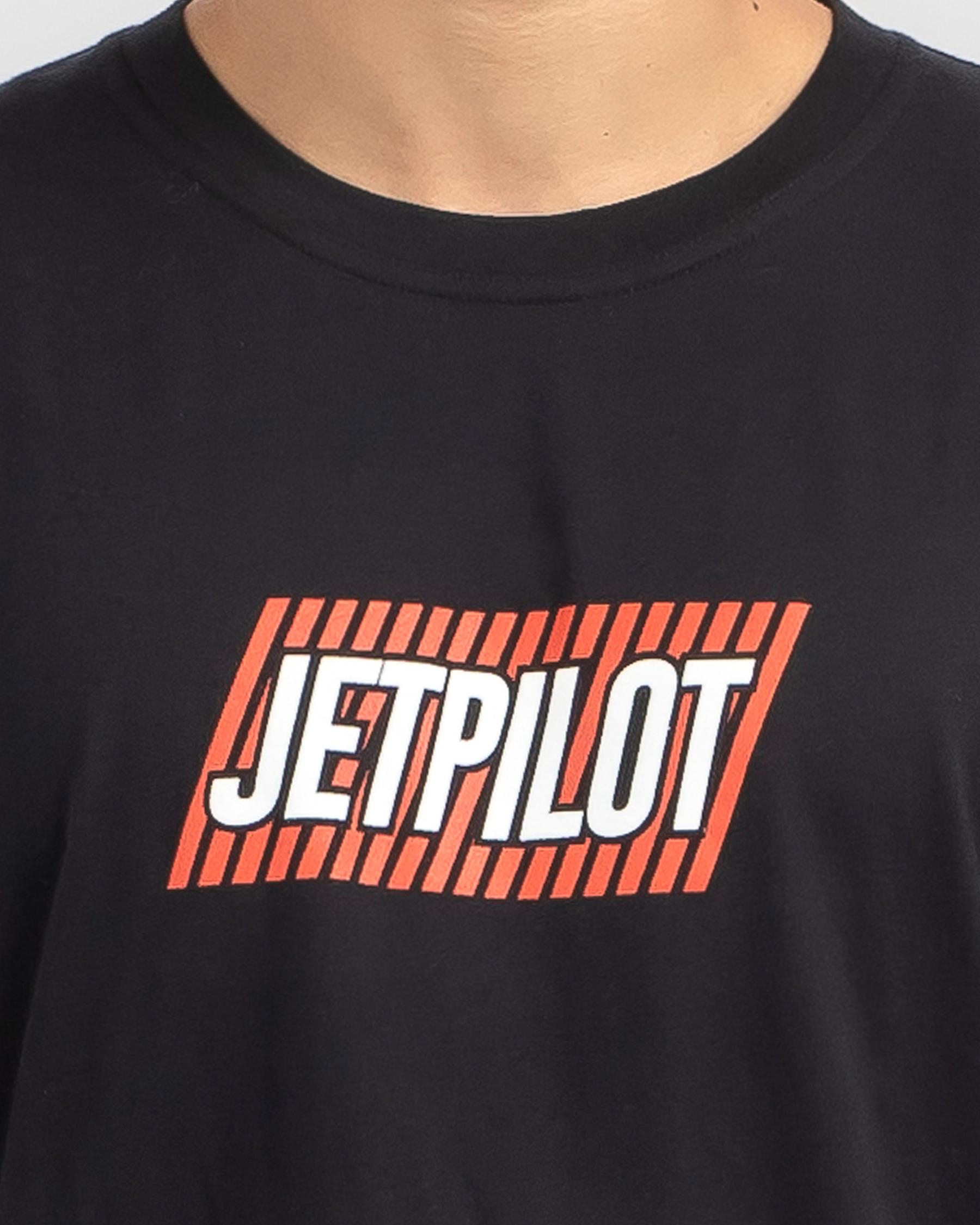 Shop Jetpilot F4.5 T-Shirt In Black - Fast Shipping & Easy Returns ...