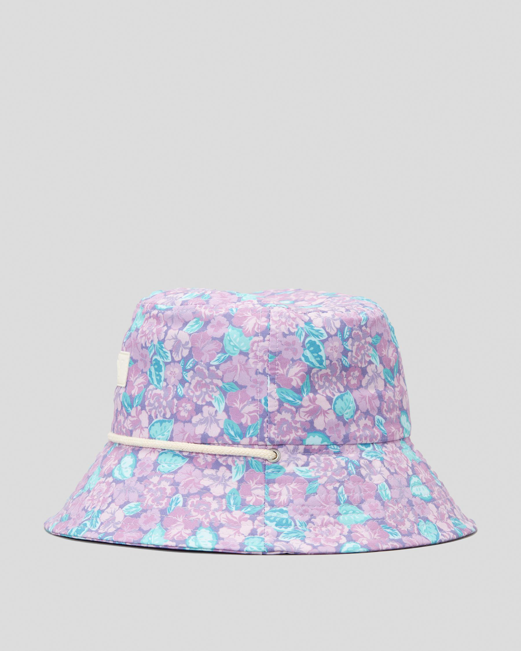Shop Rusty Girls' Soleil Bucket Hat In Vibrant Purple - Fast Shipping ...