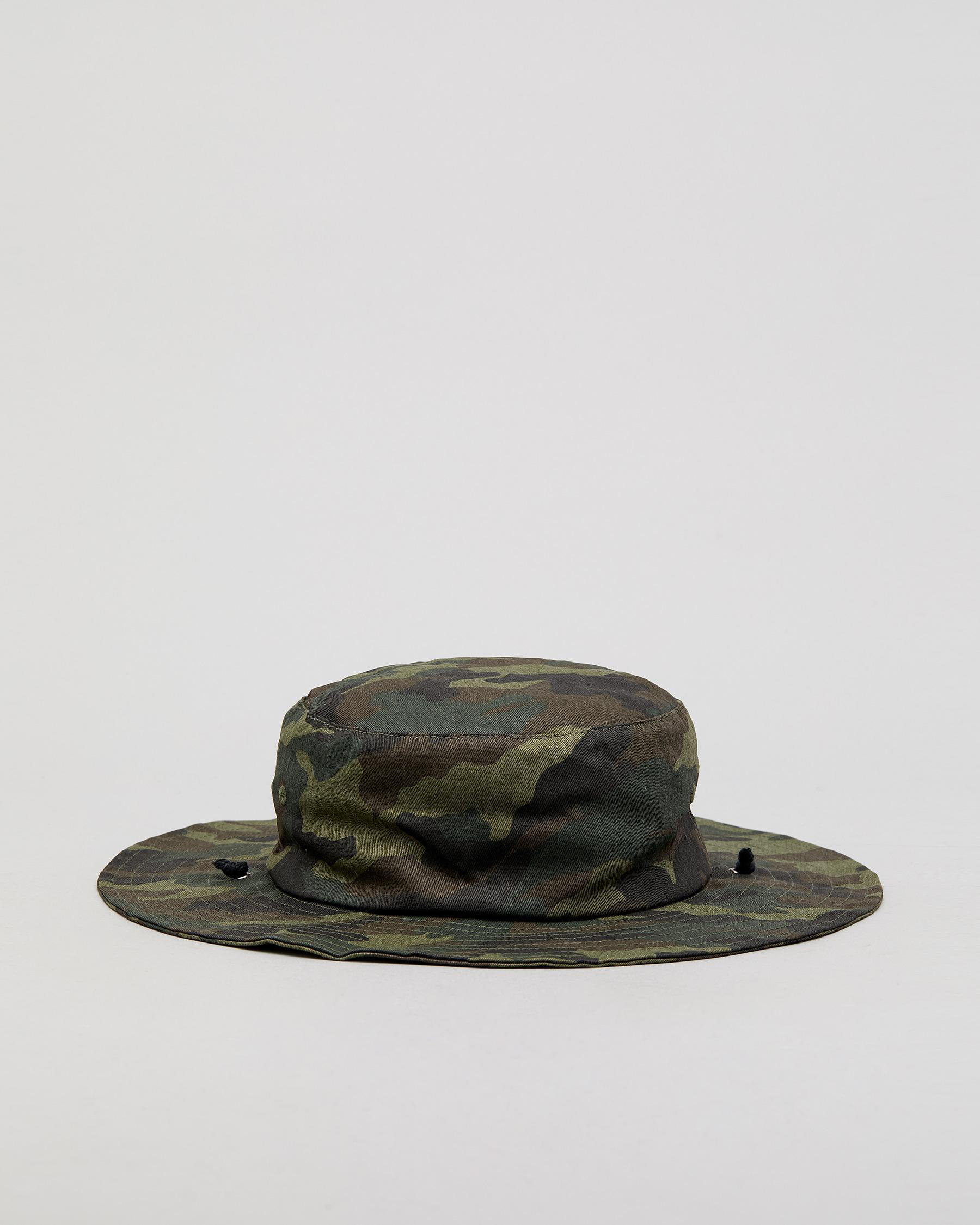 Shop Quiksilver Bushmaster Hat In Camo - Fast Shipping & Easy Returns ...