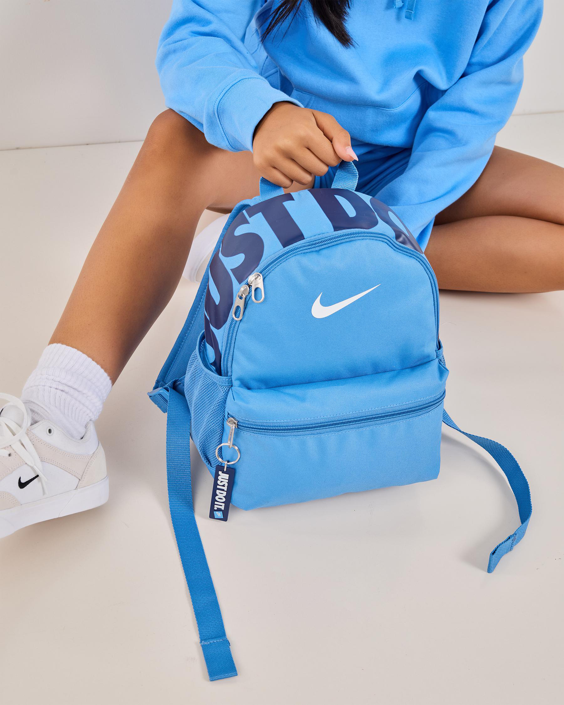 Nike Mini Brazilia Backpack In Blue Beyond/blue Void/summit White ...