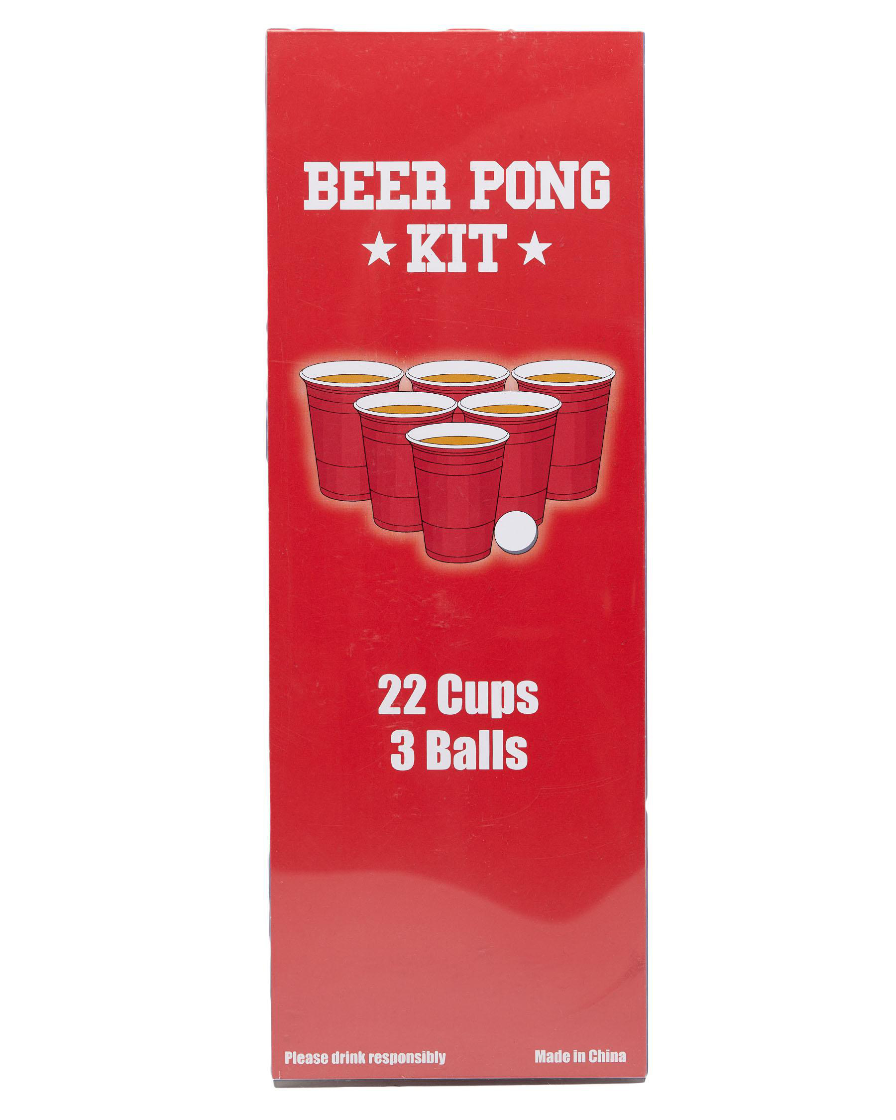 Shop Get It Now 16oz Beer Pong Set In Red - Fast Shipping & Easy ...